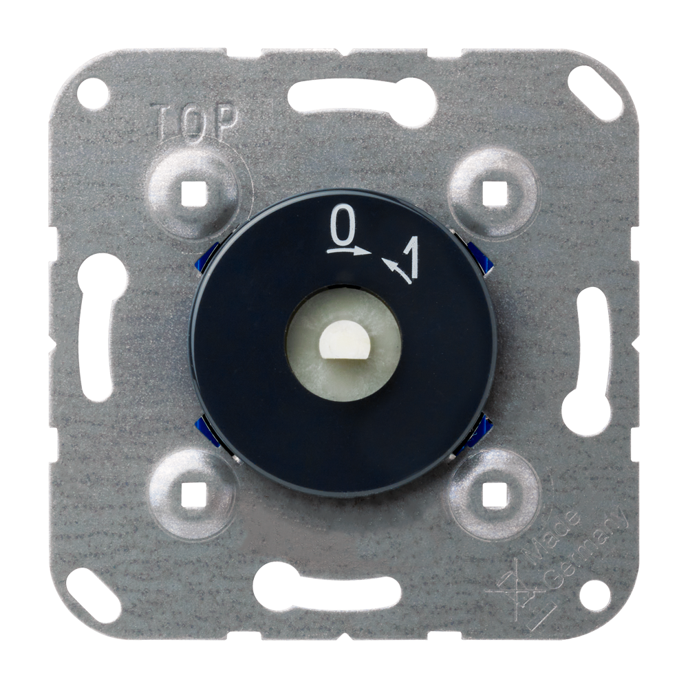 Rotary switch insert, 1-way switch, 2-pole, 20 AX 250 V ~, anthracite ...
