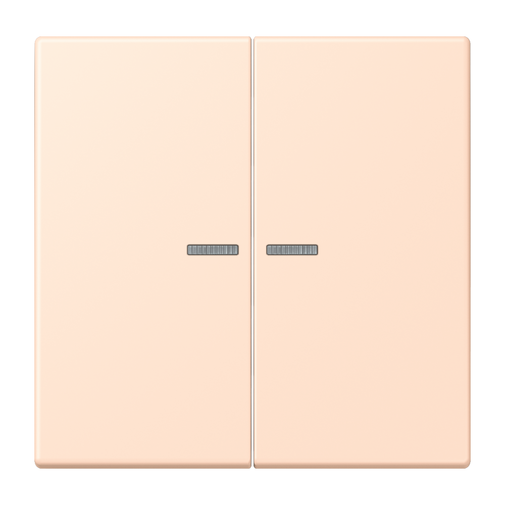 Rocker 2-gang, F10, rose pâle (32091) | LC 102 KO5 228