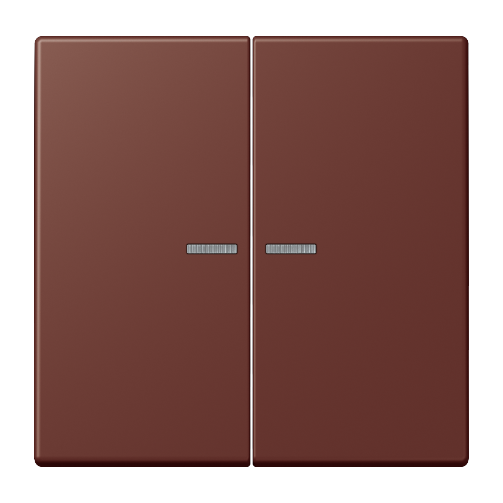 Rocker 2-gang, F10, terre sienne brûlée 31 (32120) | LC 102 KO5 235