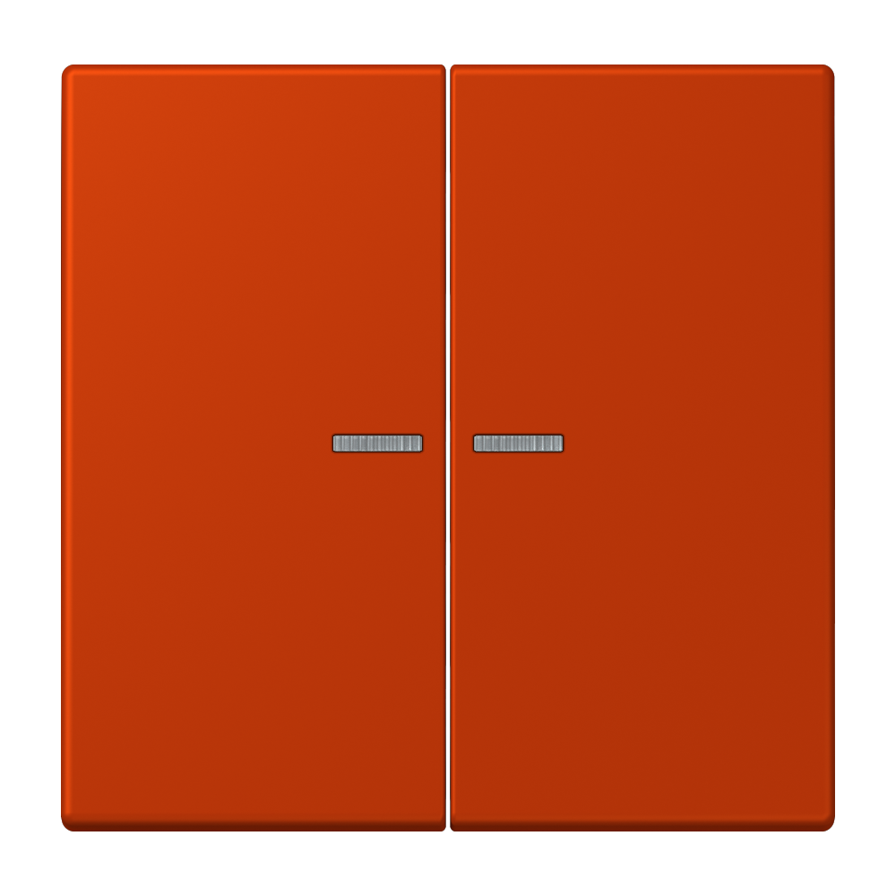 Rocker 2-gang, F10, rouge vermillon 59 (4320A) | LC 102 KO5 244