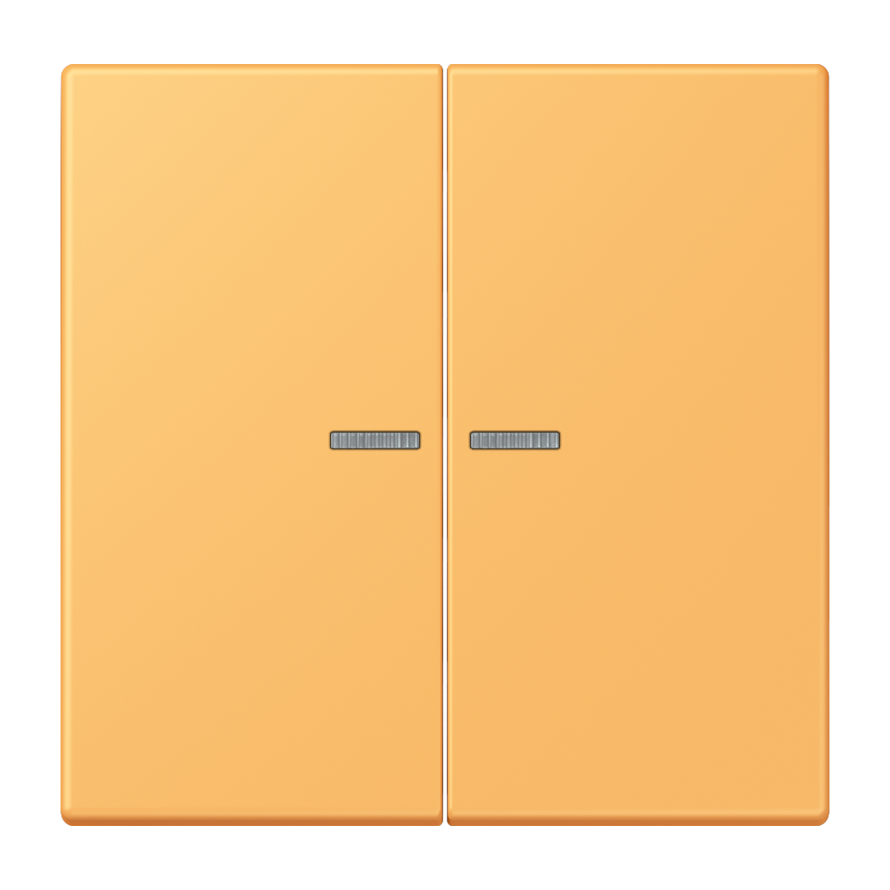 Rocker 2-gang, F10, ocre jaune clair (4320L) | LC 102 KO5 254