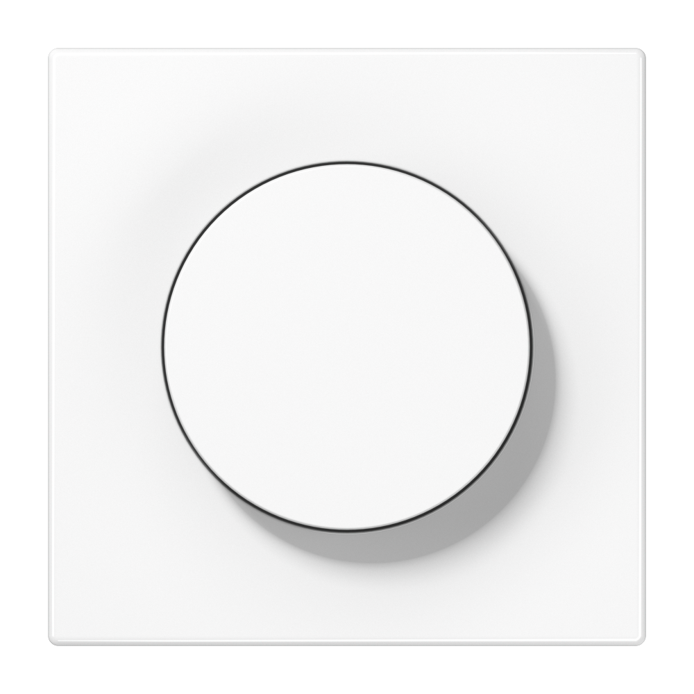 Centre plate with knob, white | LS 1740 WW