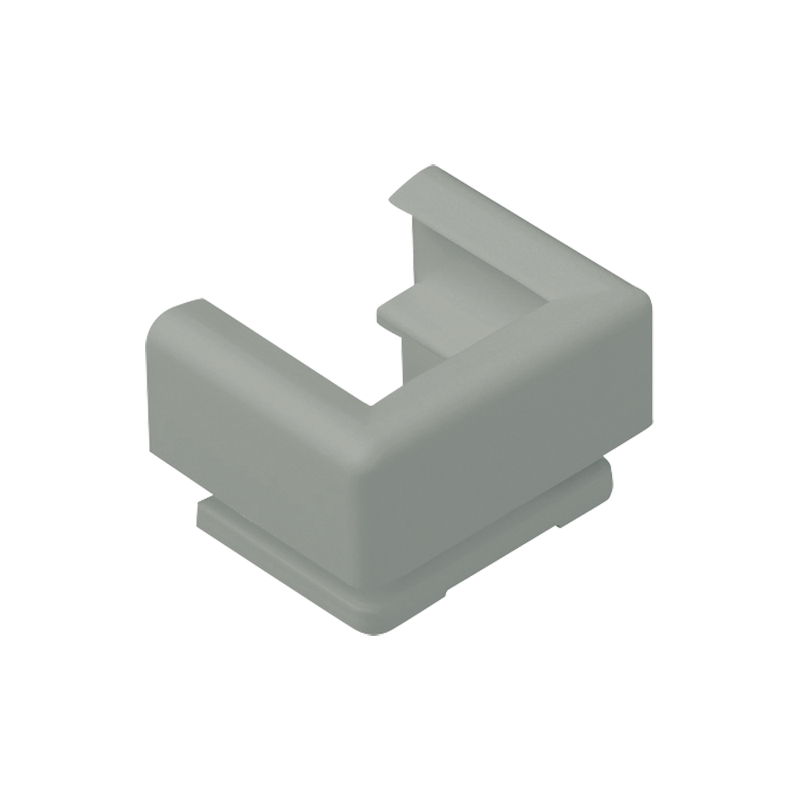 Cable inlet for cable duct 15 x 15 mm, stone grey | 12 SG