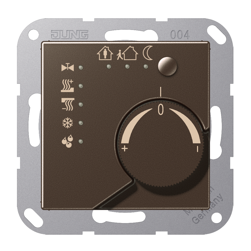 KNX room temperature controller with integrated push-button interface 4 ...