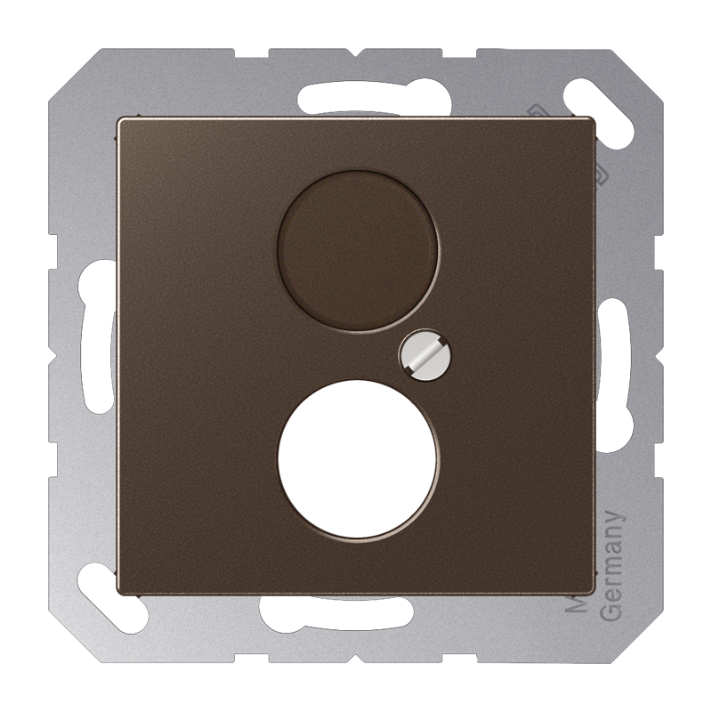 Centre plate for 1 circular electrical connectors up to 18.5 mm Ø ...