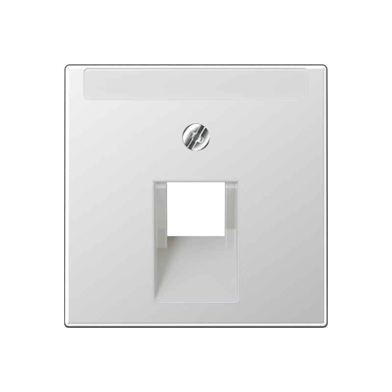 Centre plate for IAE/UAE sockets, 1 x 8-pole, with inscription field ...
