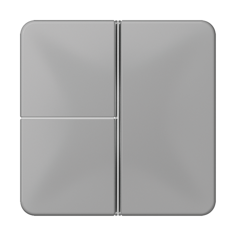 Cover kit 3-gang, F40, grey | CD 403 TSA GR
