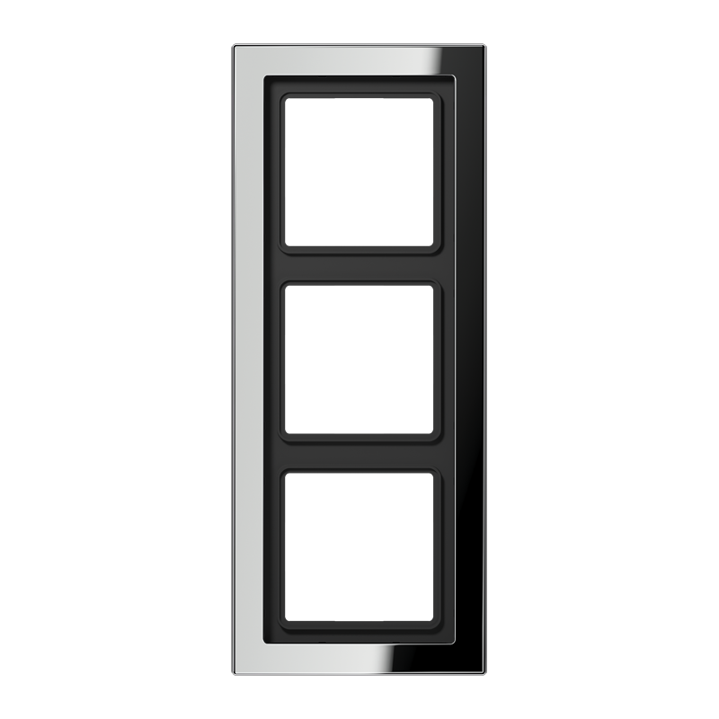 Frame 3-gang, chrome | GCRD 2983