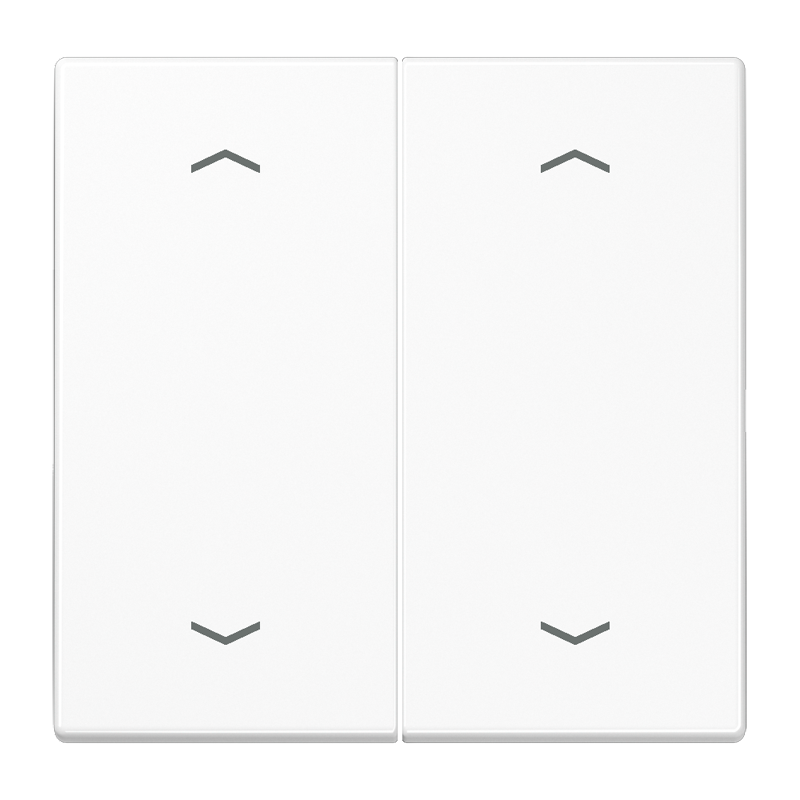 2-gang rocker for push-button 2-gang, with arrow symbols, F10, white ...