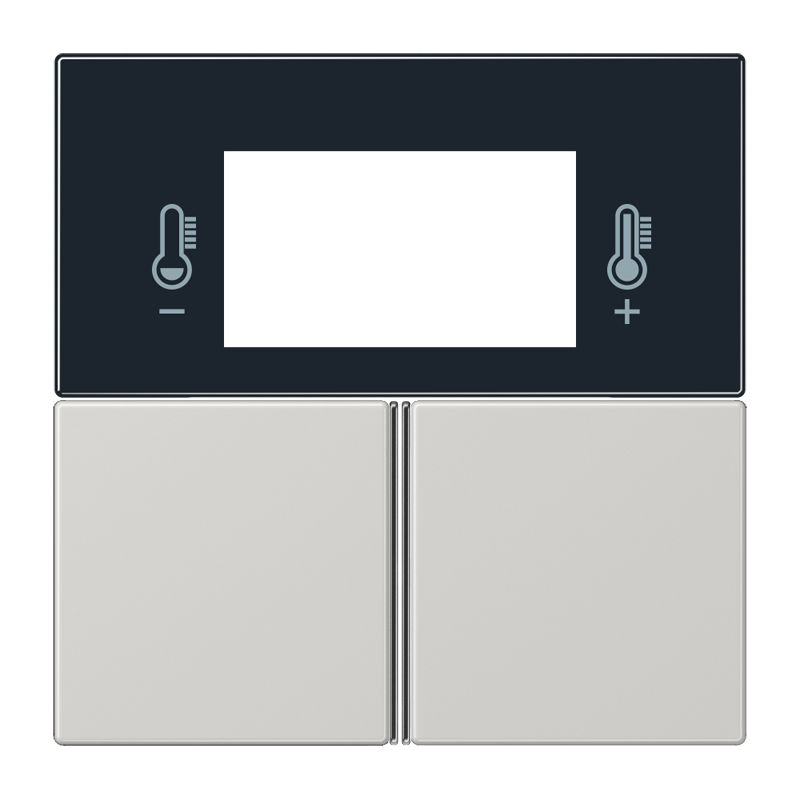 Cover kit 3-gang, F40 Room controller, light grey | LS 4093 TSA LG