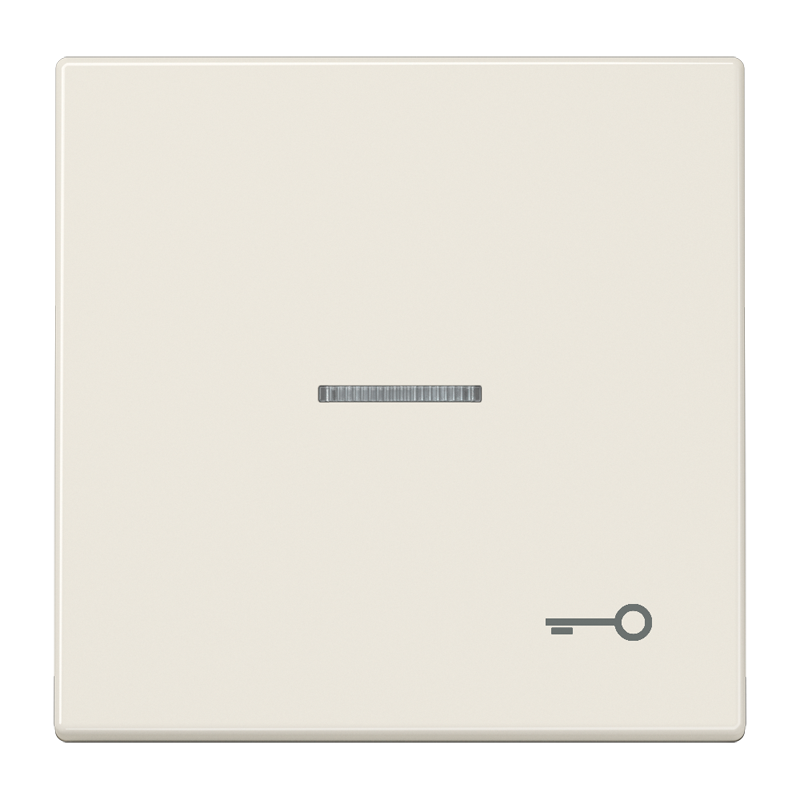 1-gang rocker, with lens, symbol door, ivory | LS 990 KO5 T