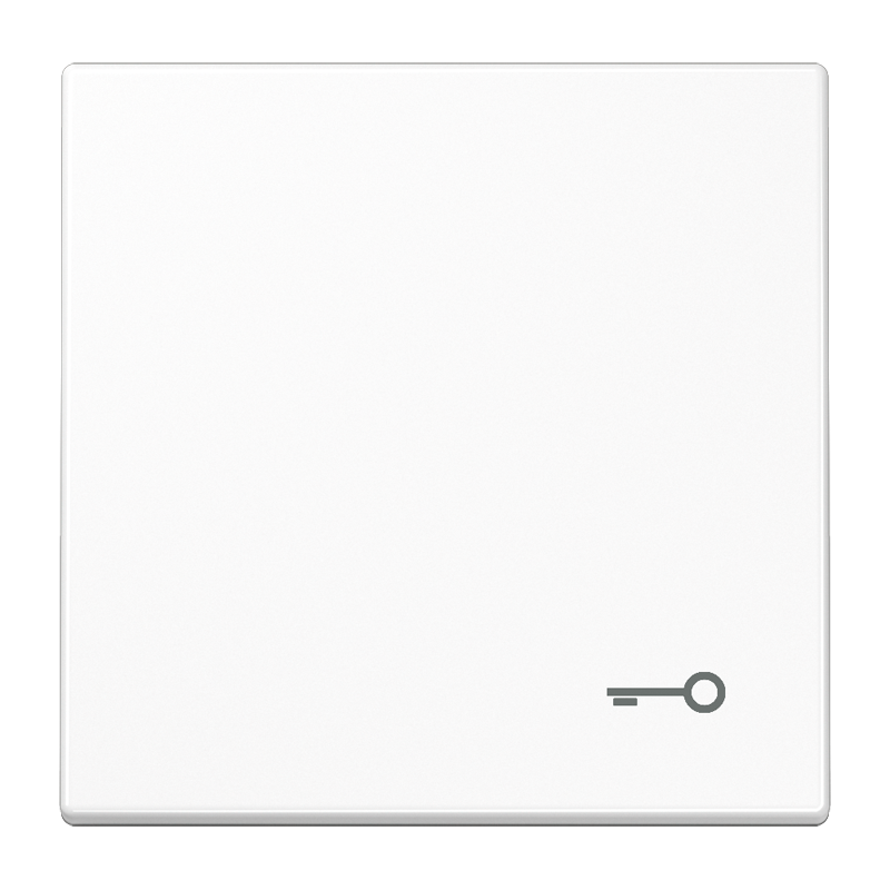1-gang rocker, symbol door, white | LS 990 T WW