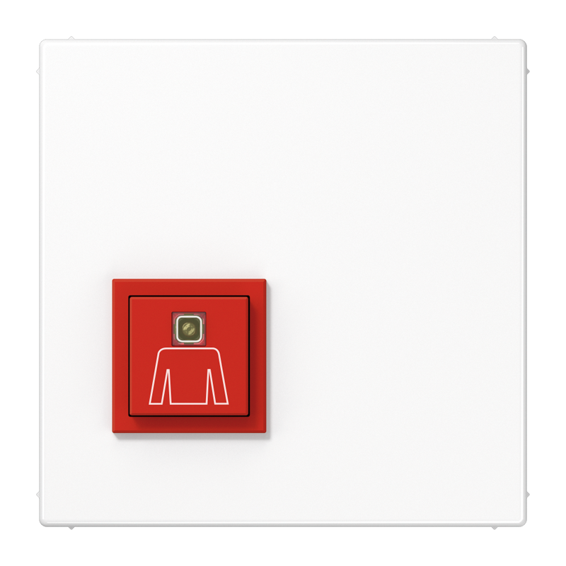 Call button, white | NRS LS 0834 RT WW