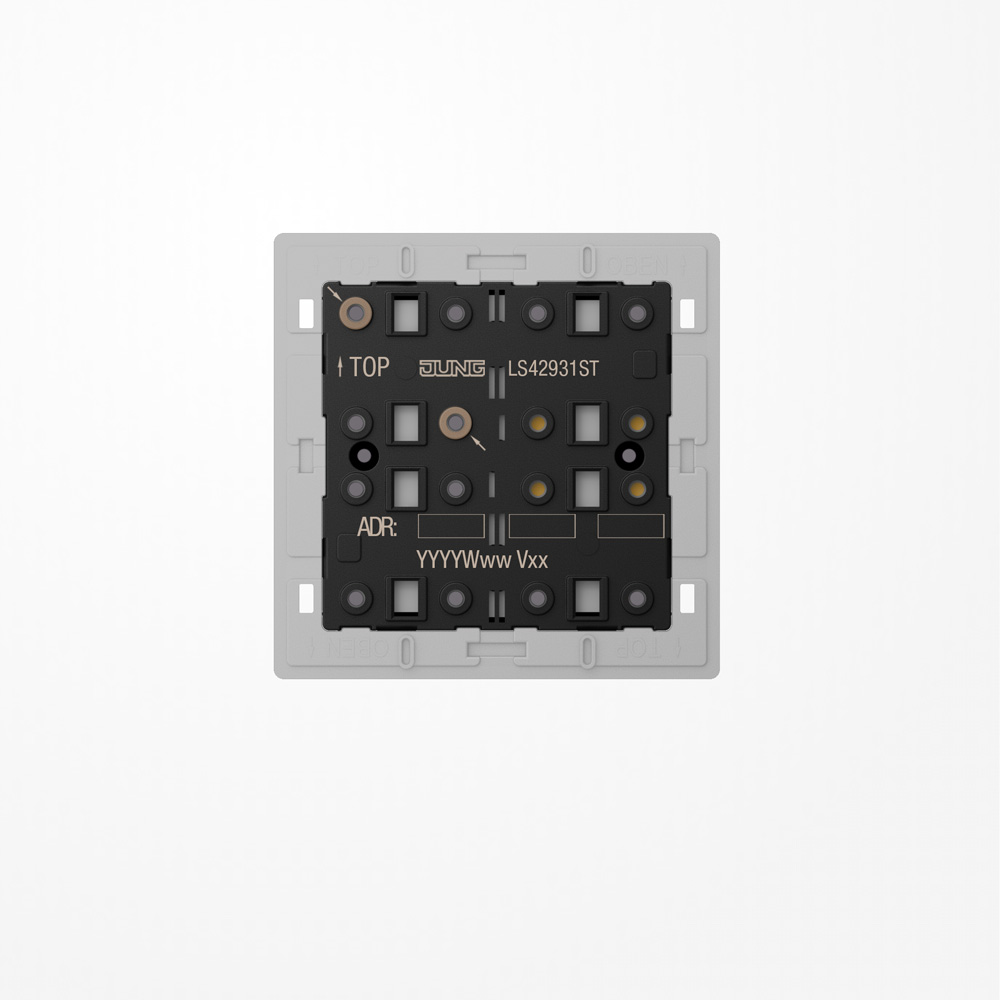 KNX universal push-button module, 3-gang, F40, Secure | LS 4293 1ST